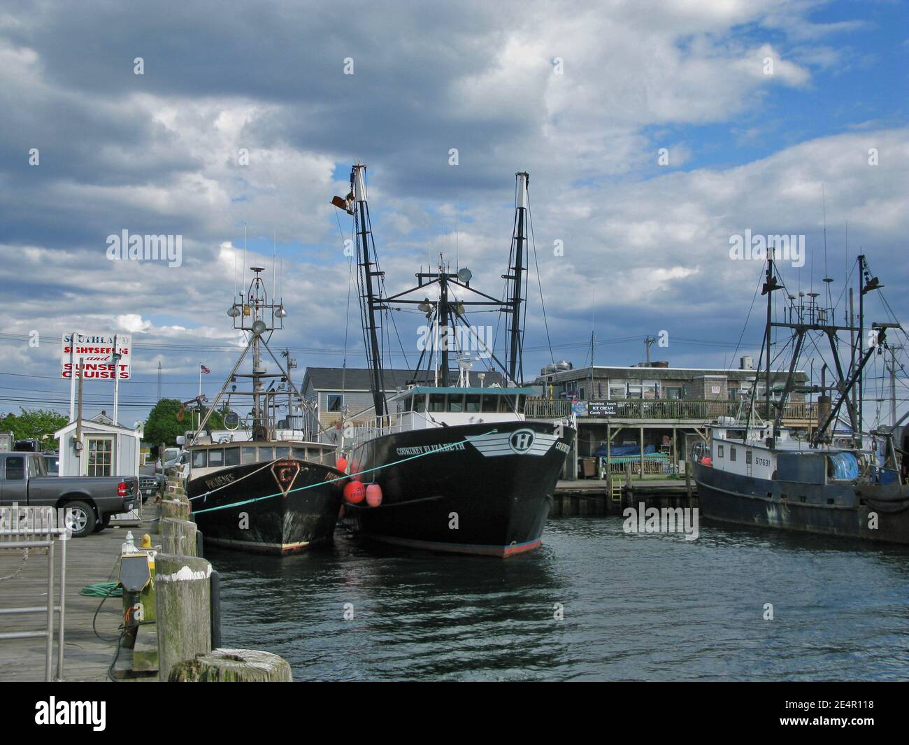 USA, Rhode Island, Point Judith, shipping, fishing, industry, fishing ...