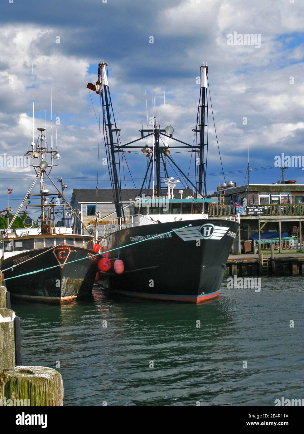 USA, Rhode Island, Point Judith, shipping, fishing, industry, fishing ...