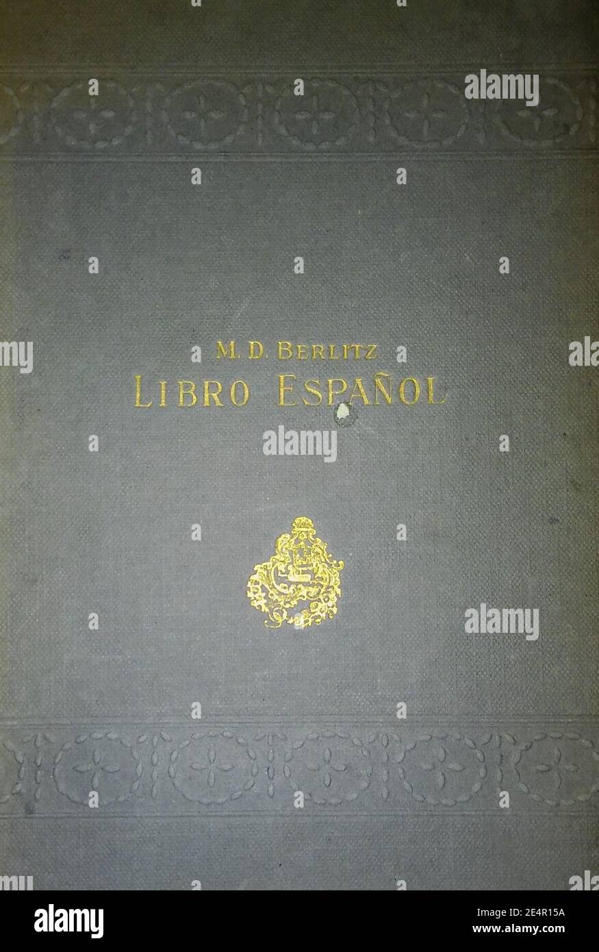 Maximilian Berlitz Libro Espanol1 Stock Photo - Alamy