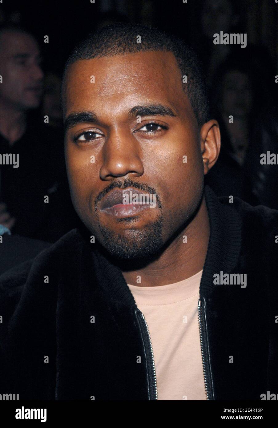 American singer Kanye West and his girlfriend Alexis Phifer attend the ...