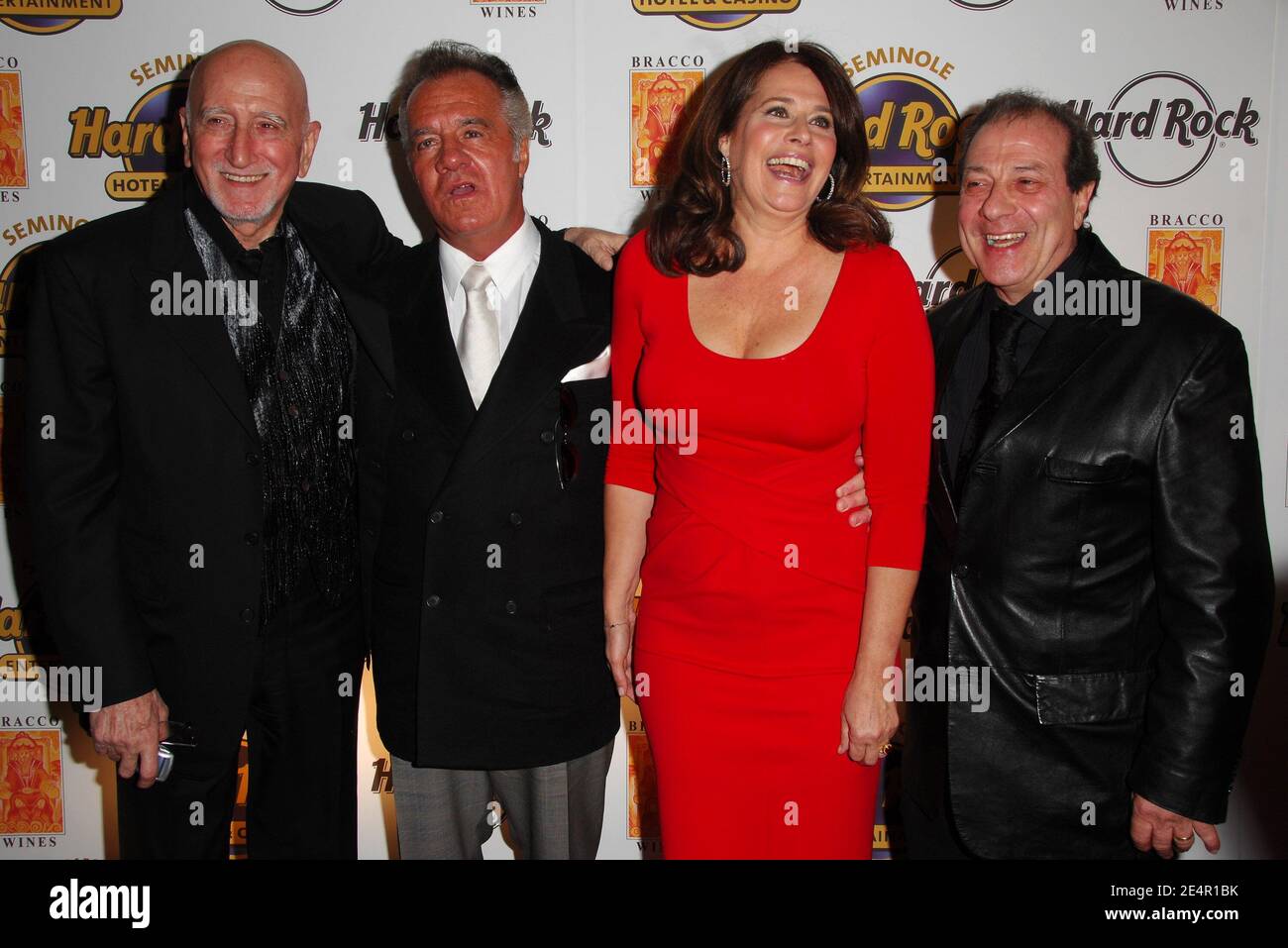 (L-R) Actors Dominic Chianese, Tony Sirico, Lorraine Bracco, and Dan ...