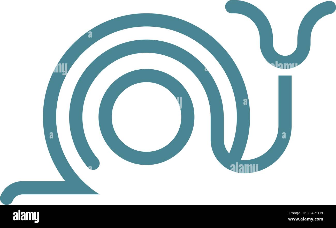 Snail logo icon design illustration vector template Stock Vector Image ...