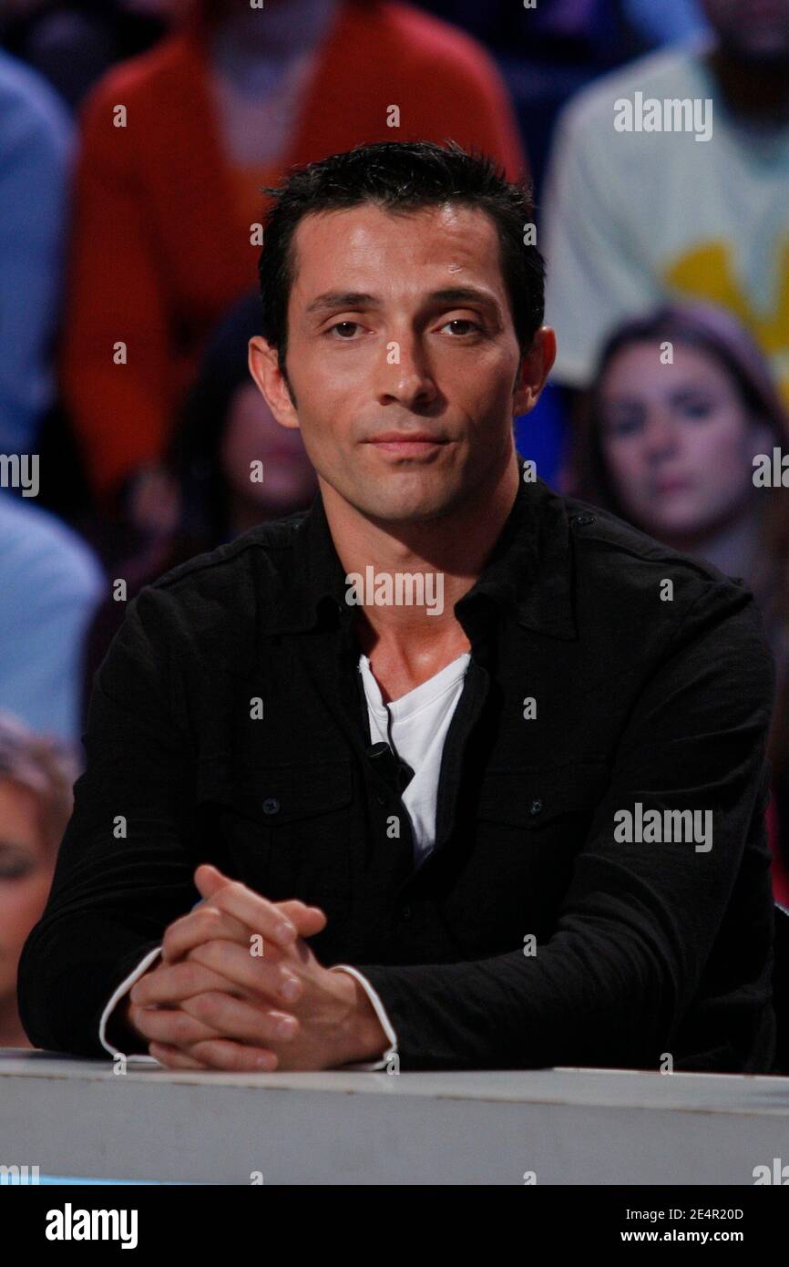 EXCLUSIVE - Sebastien Roch attends the taping of a TV show in Paris ...