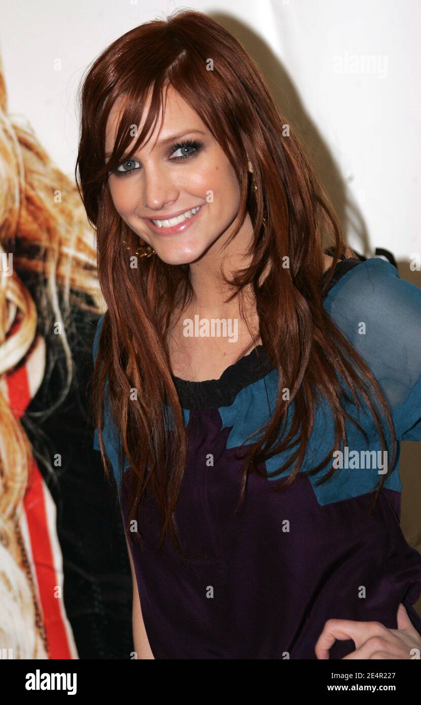 U.S singer Ashlee Simpson promotes her new single 'Outta My Head' at ...