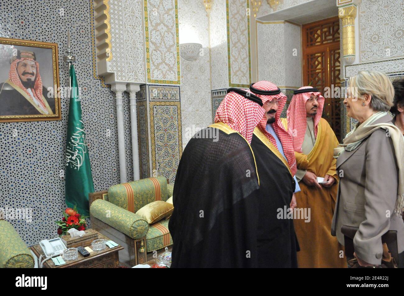 Prince abdallah of saudi arabia hi-res stock photography and images - Alamy