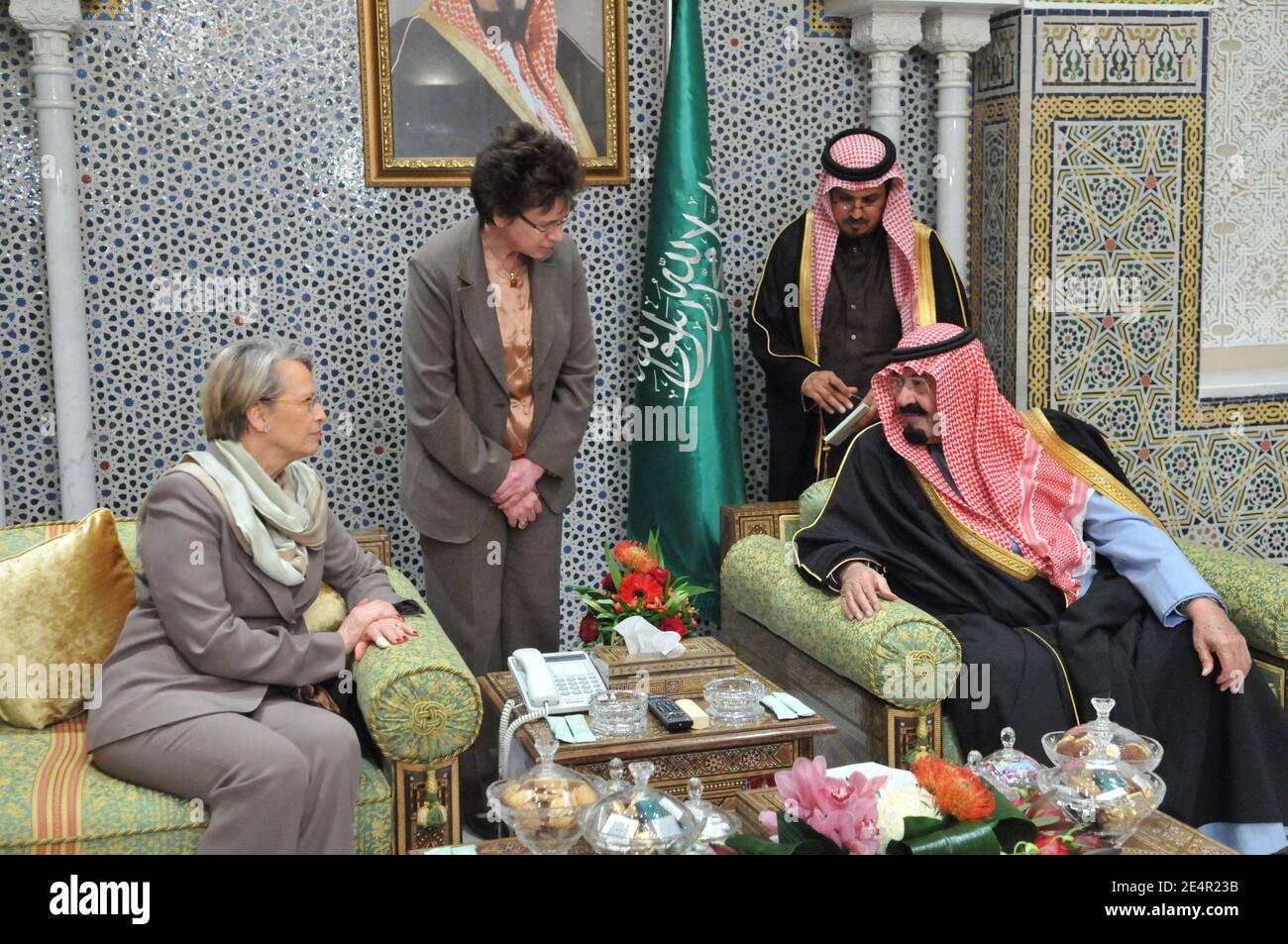 EXCLUSIVE - French Interior Minister Michele Alliot-Marie meets with ...