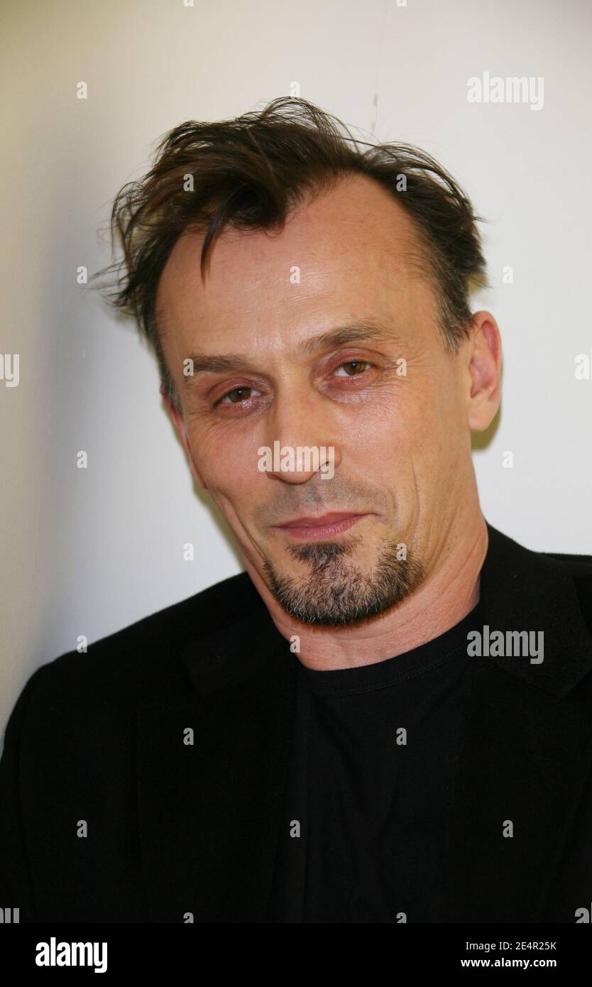 EXCLUSIVE - US actor Robert Knepper from US TV show 'Prison Break' poses during the opening of ...