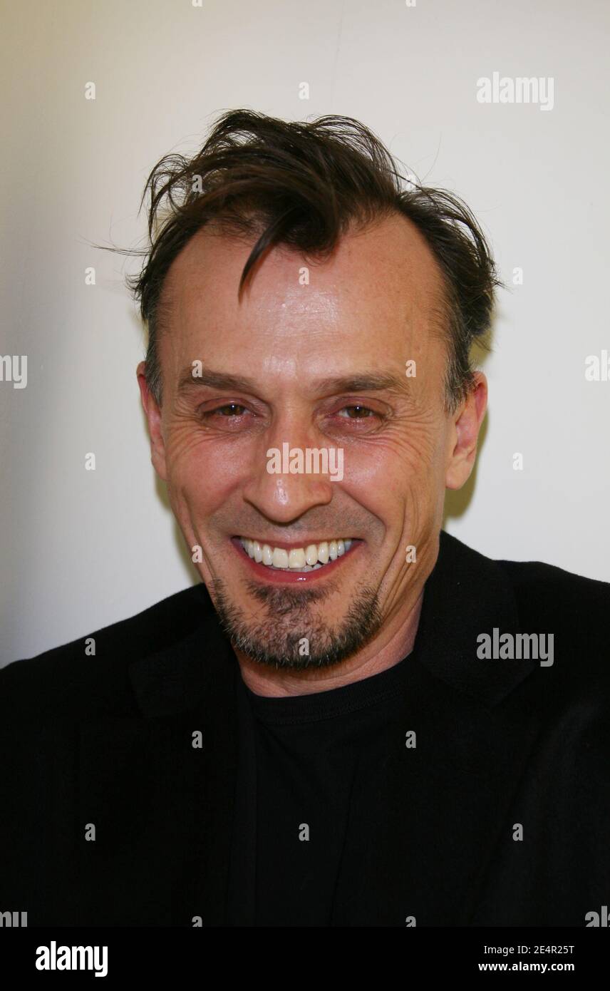 EXCLUSIVE - US actor Robert Knepper from US TV show 'Prison Break' poses during the opening of ...