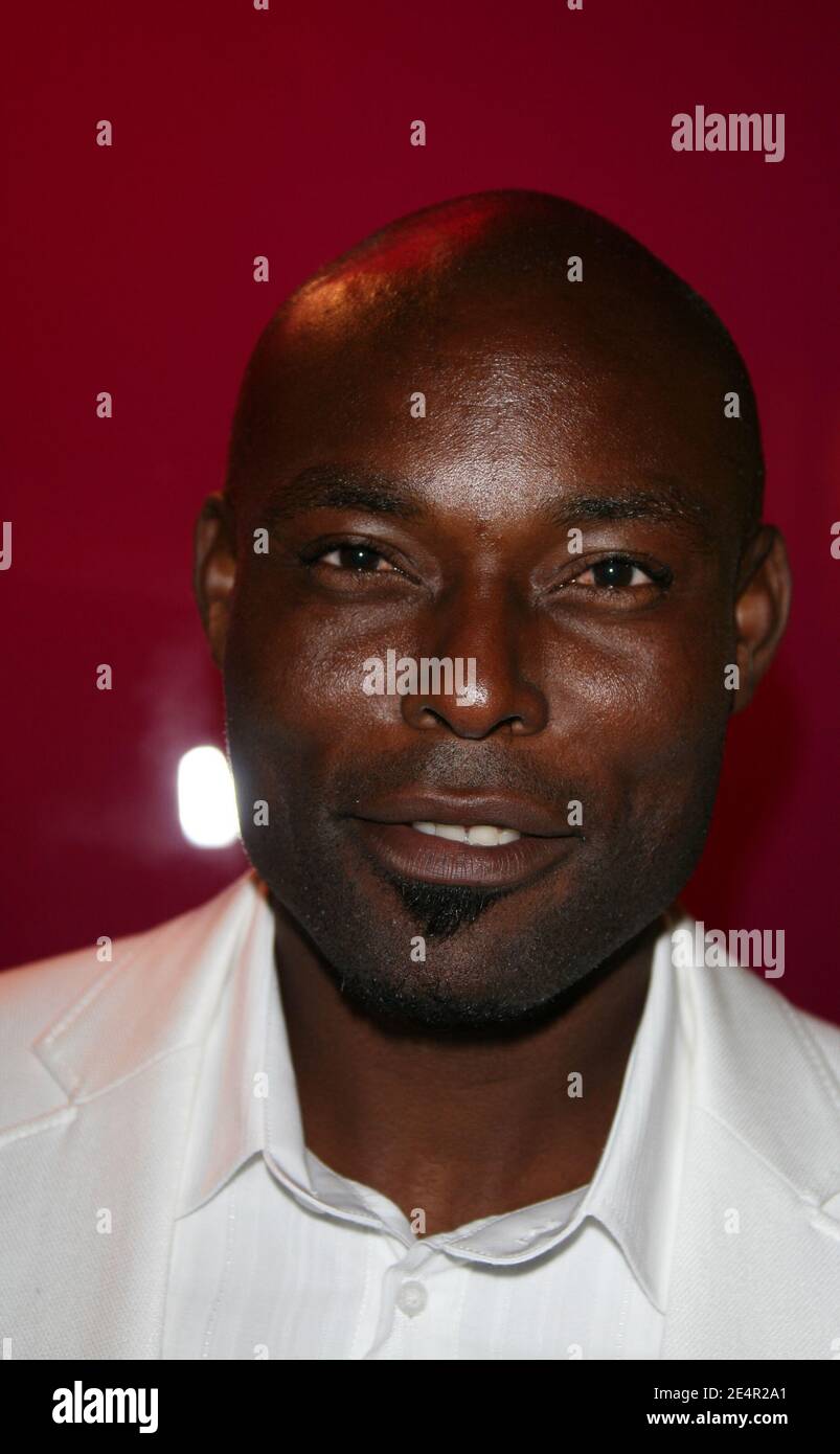 Actor Jimmy Jean-Louis from US TV show 'Heroes' attends the opening of ...