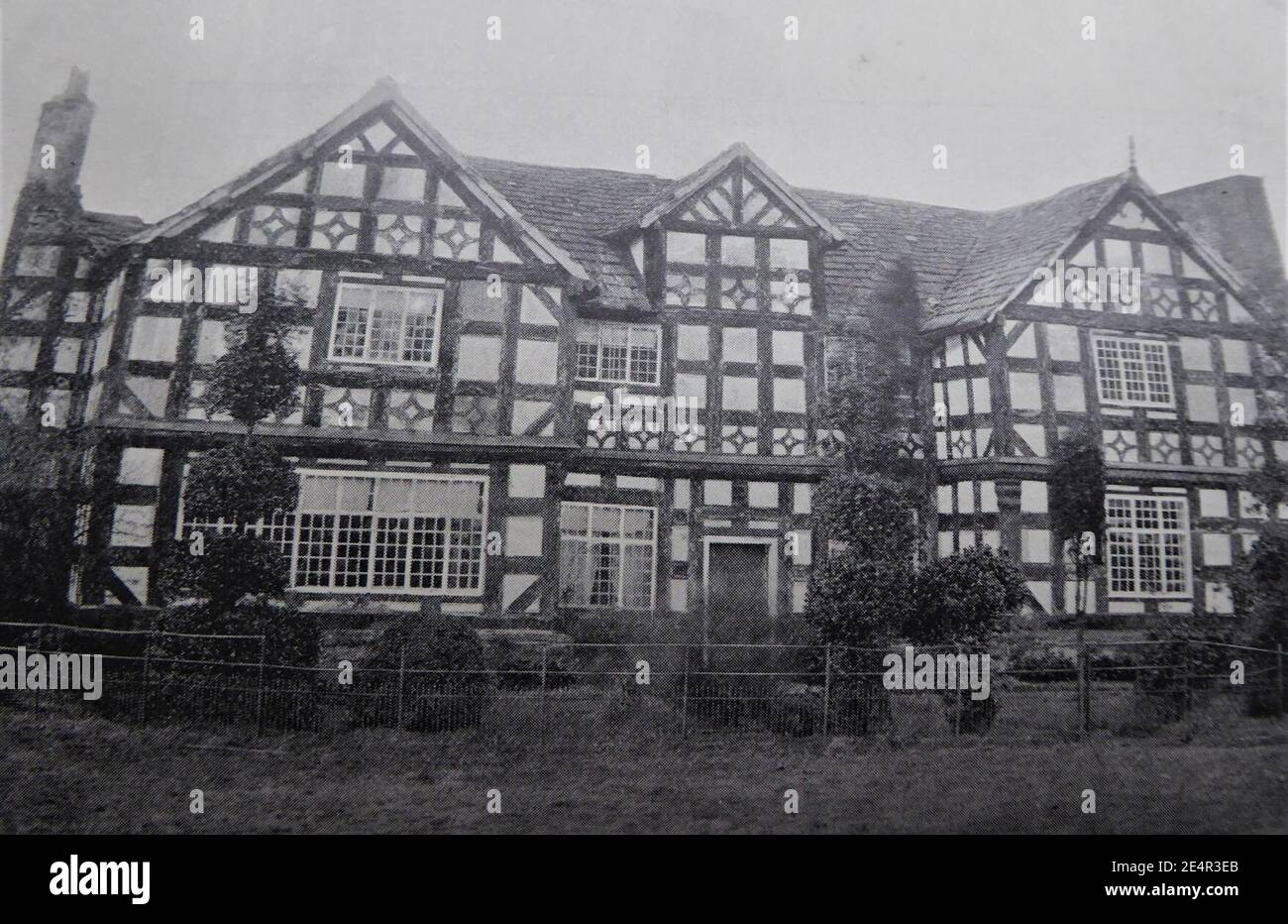 Marton Hall, Cheshire c.1895 Stock Photo - Alamy