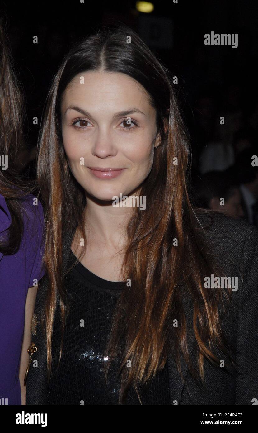 Actress Barbara Schulz attends the Barbara Bui Fall-Winter 2008-2009 ...