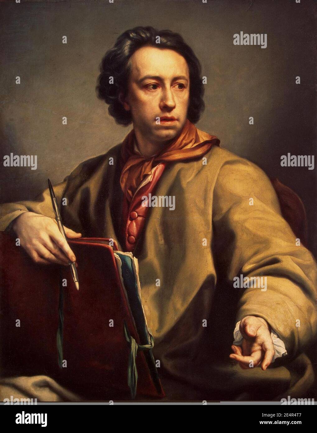 Anton Raphael Mengs - Self-Portrait Stock Photo - Alamy
