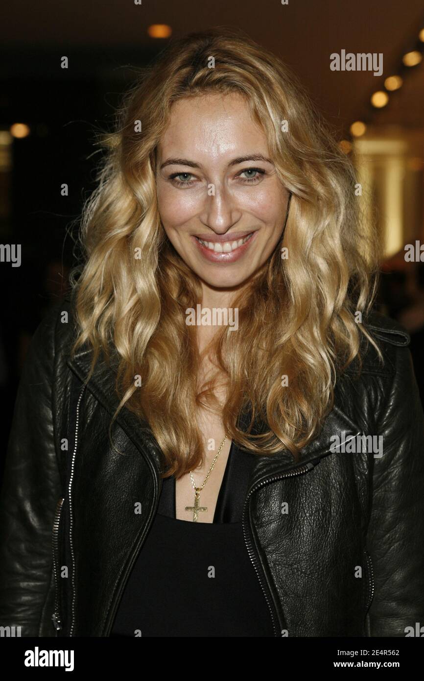 TV presenter Alexandra Golovanoff attends the opening of Givenchy new ...