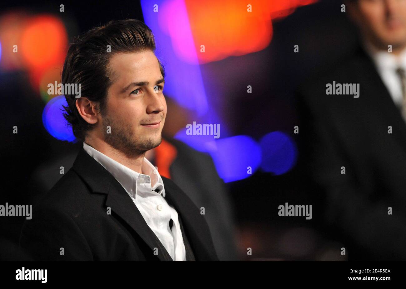 Michael Angarano attends the Snow Angels premiere held at the Egyptian ...