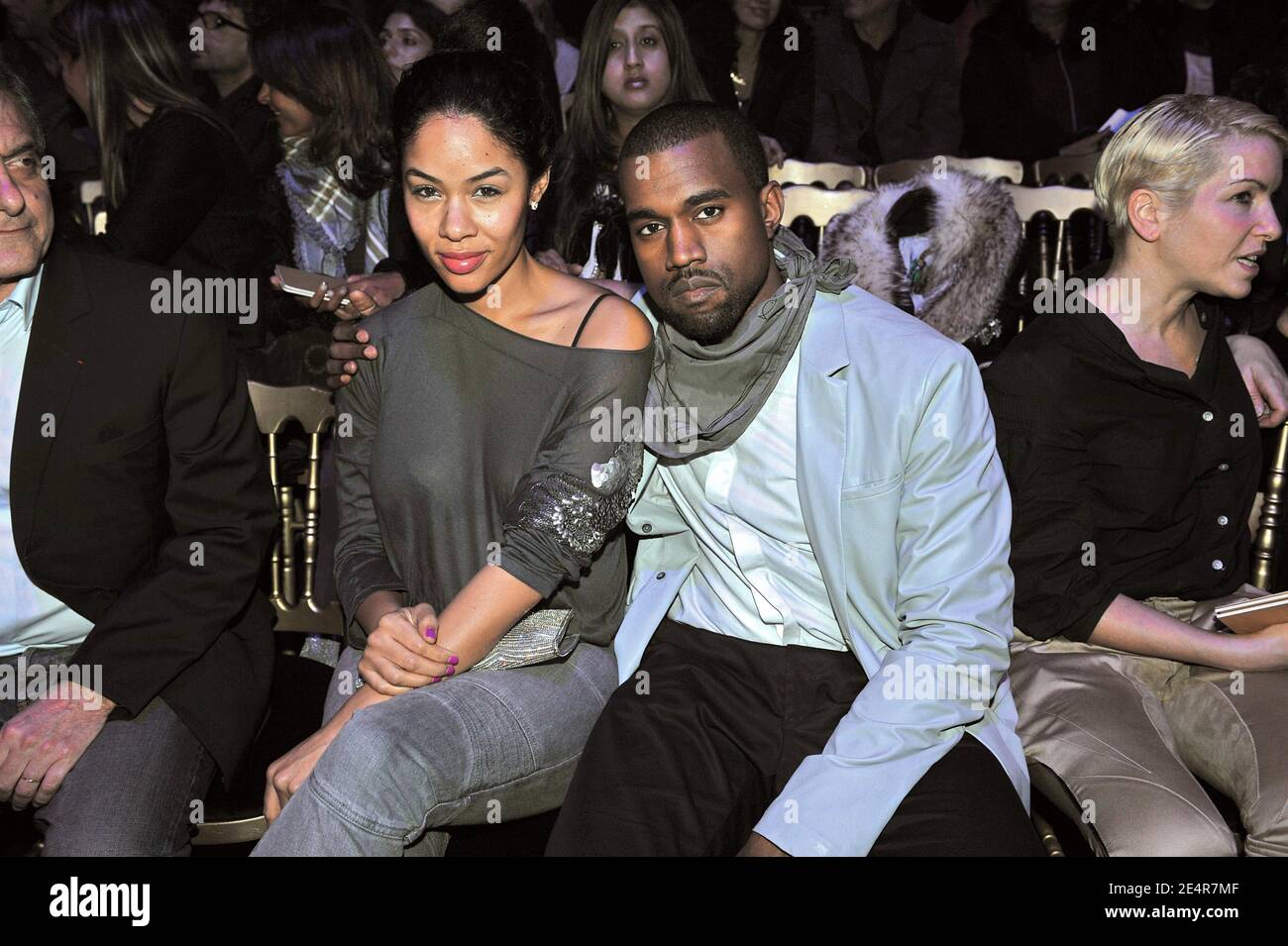 Kanye west fiancee alexis phifer hi-res stock photography and images ...