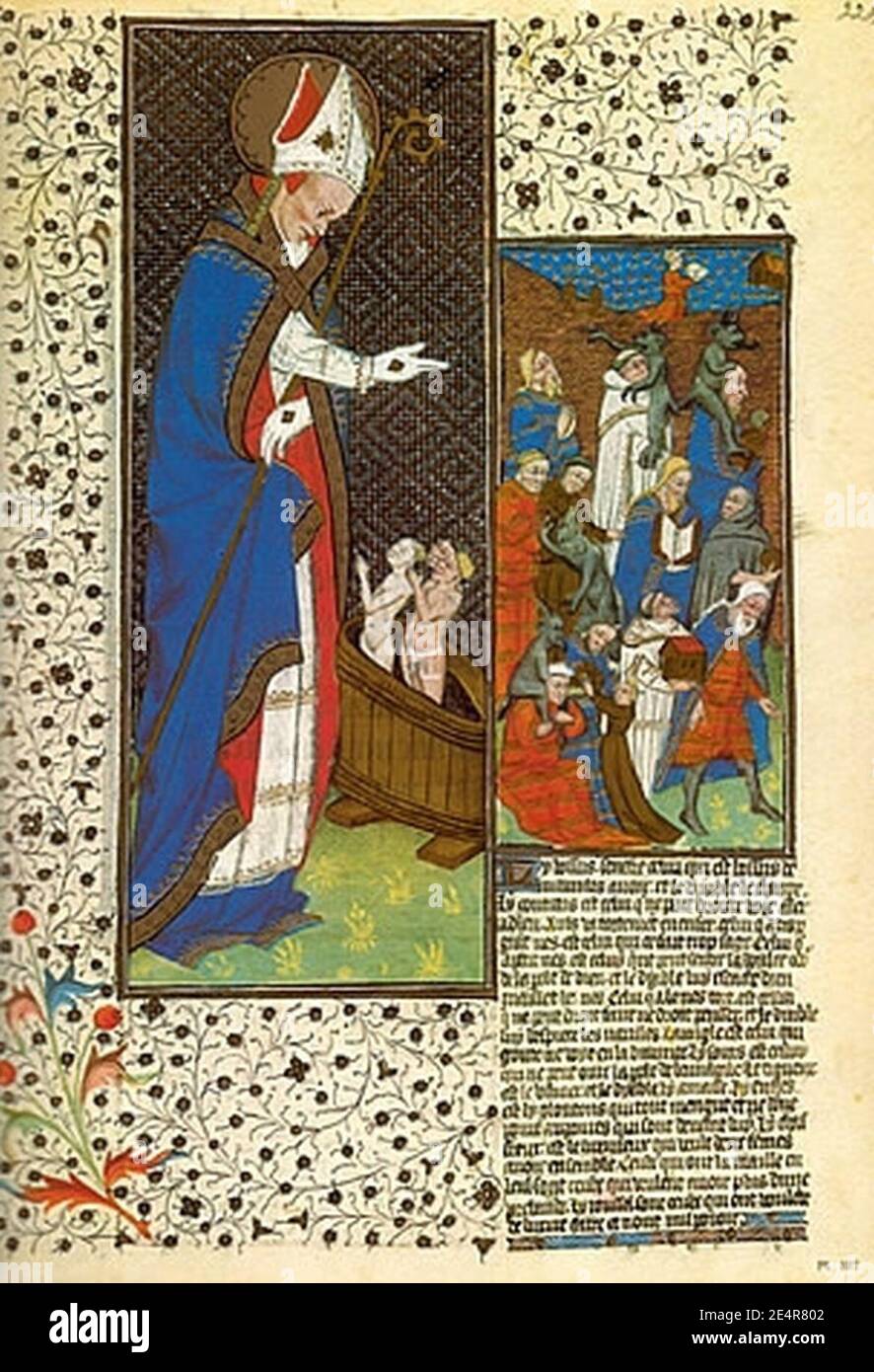 Maitre de Rohan (St.Nicholas Stock Photo - Alamy