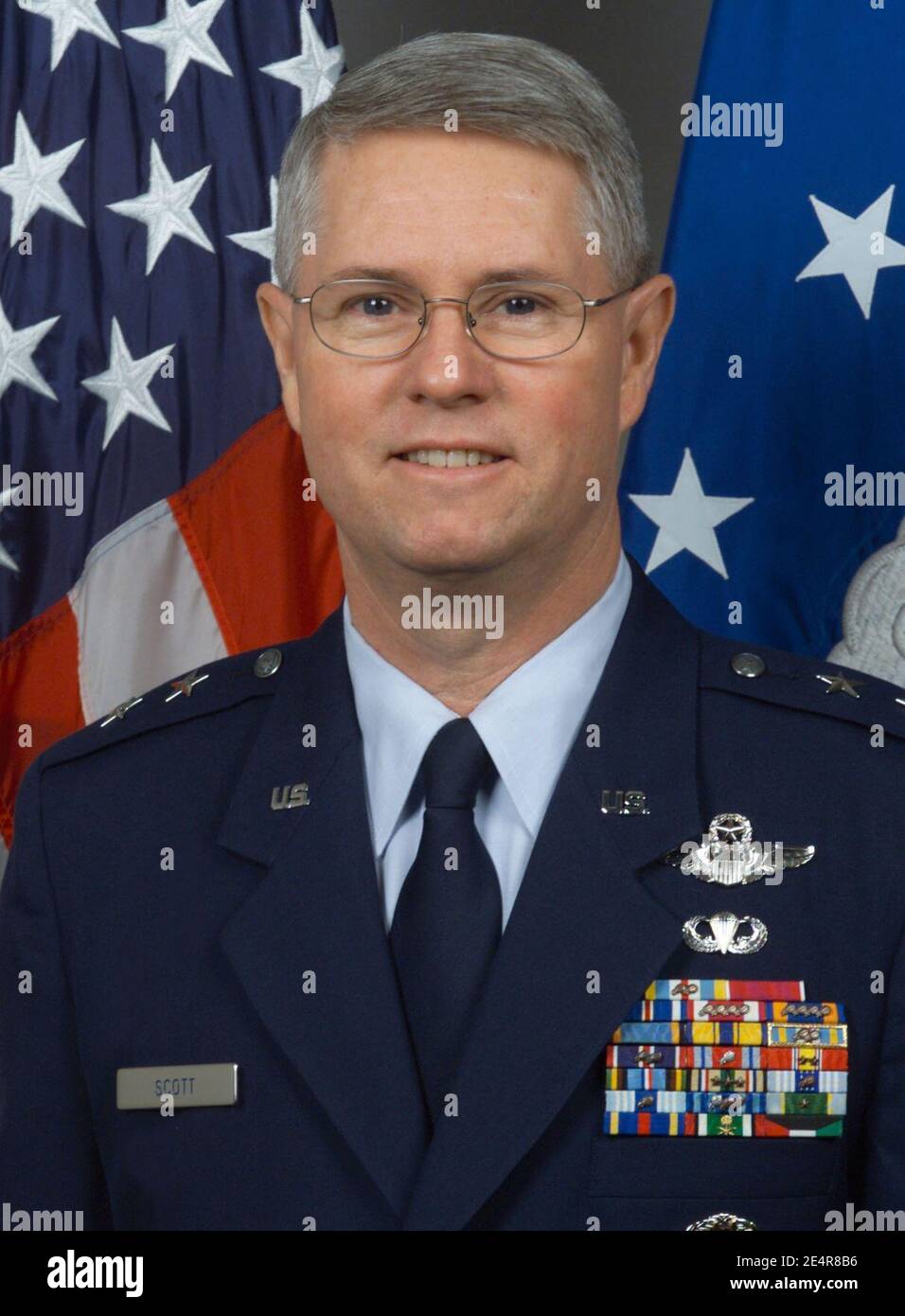 Maj Gen Robin E. Scott Stock Photo - Alamy