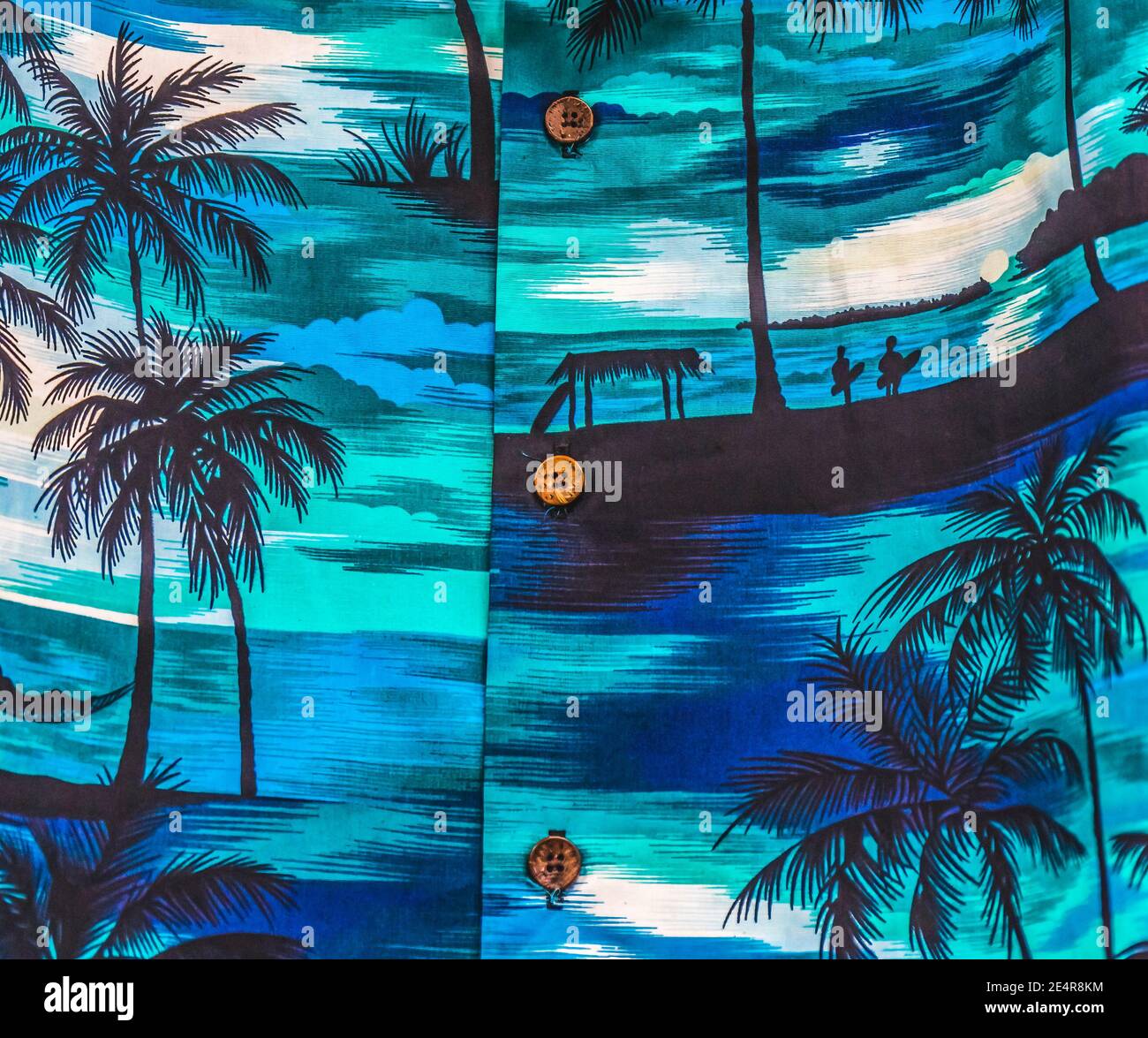Hawaiian shirt pattern hi-res stock photography and images - Alamy