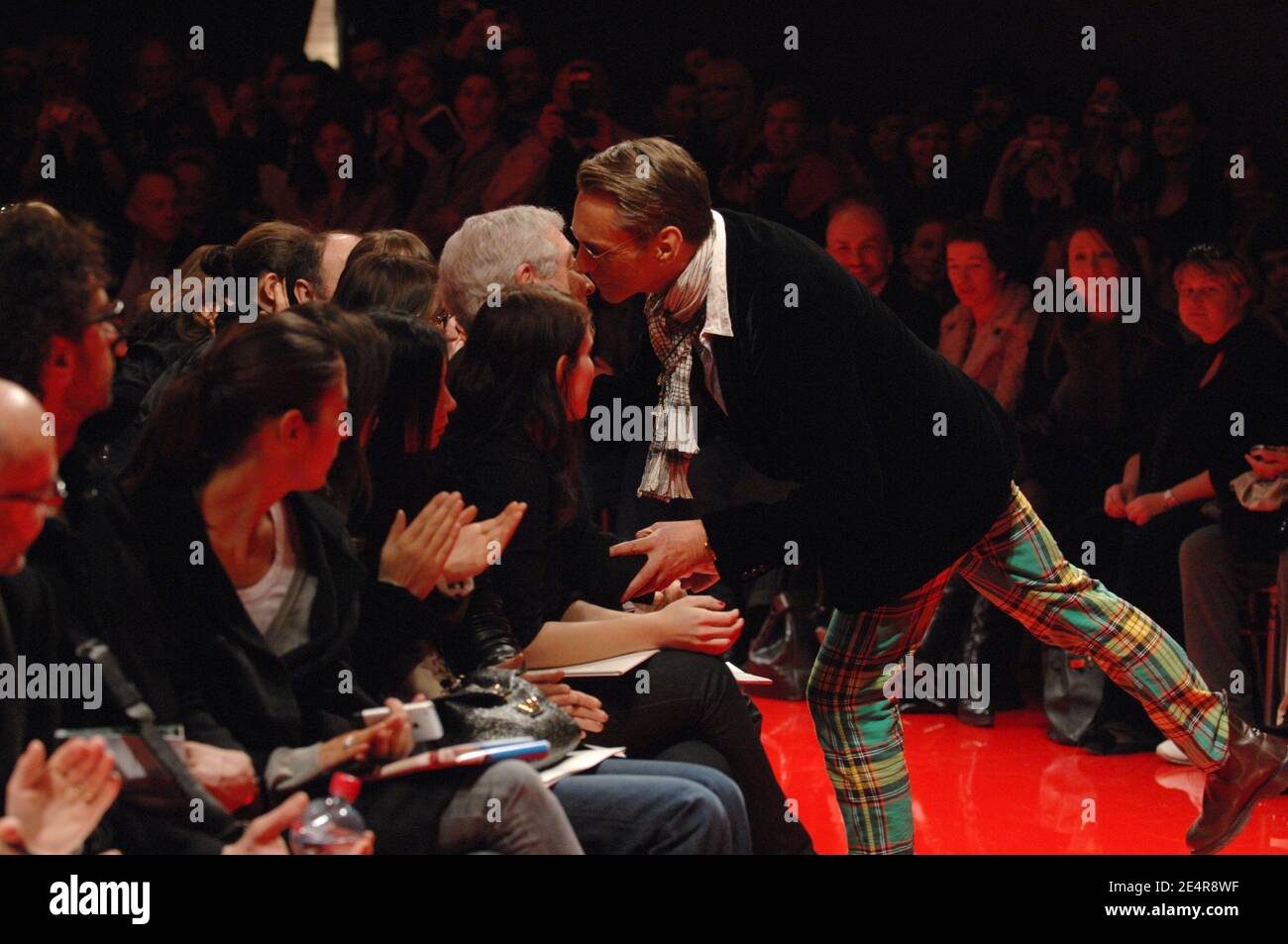 German designer Wolfgang Joop walks the catwalk during the Wunderkind ...