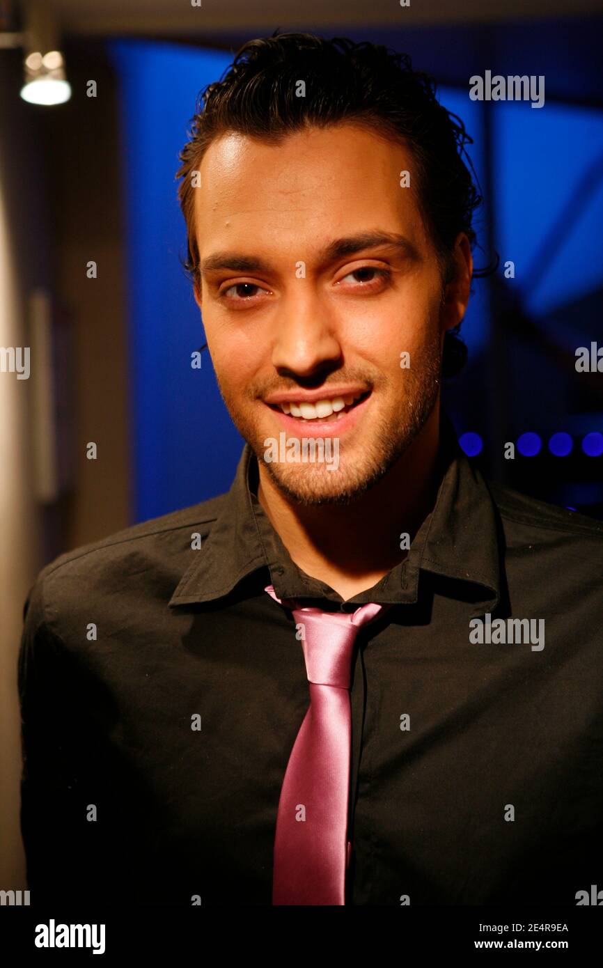 EXCLUSIVE - Gabriel from Secret Story attends the taping of a radio ...