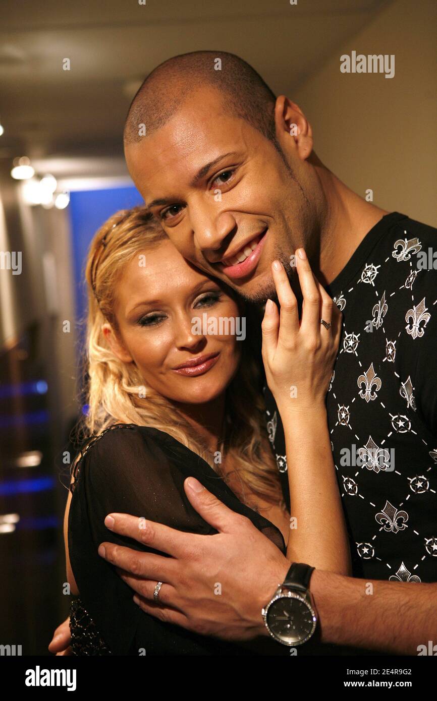 EXCLUSIVE - Xavier and Tatiana attend the taping of a radio show in ...