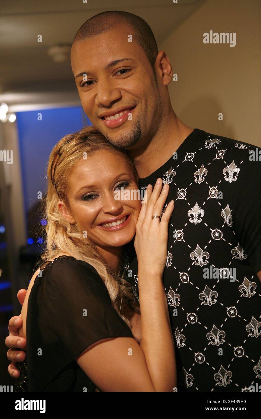 EXCLUSIVE - Xavier and Tatiana attend the taping of a radio show in ...