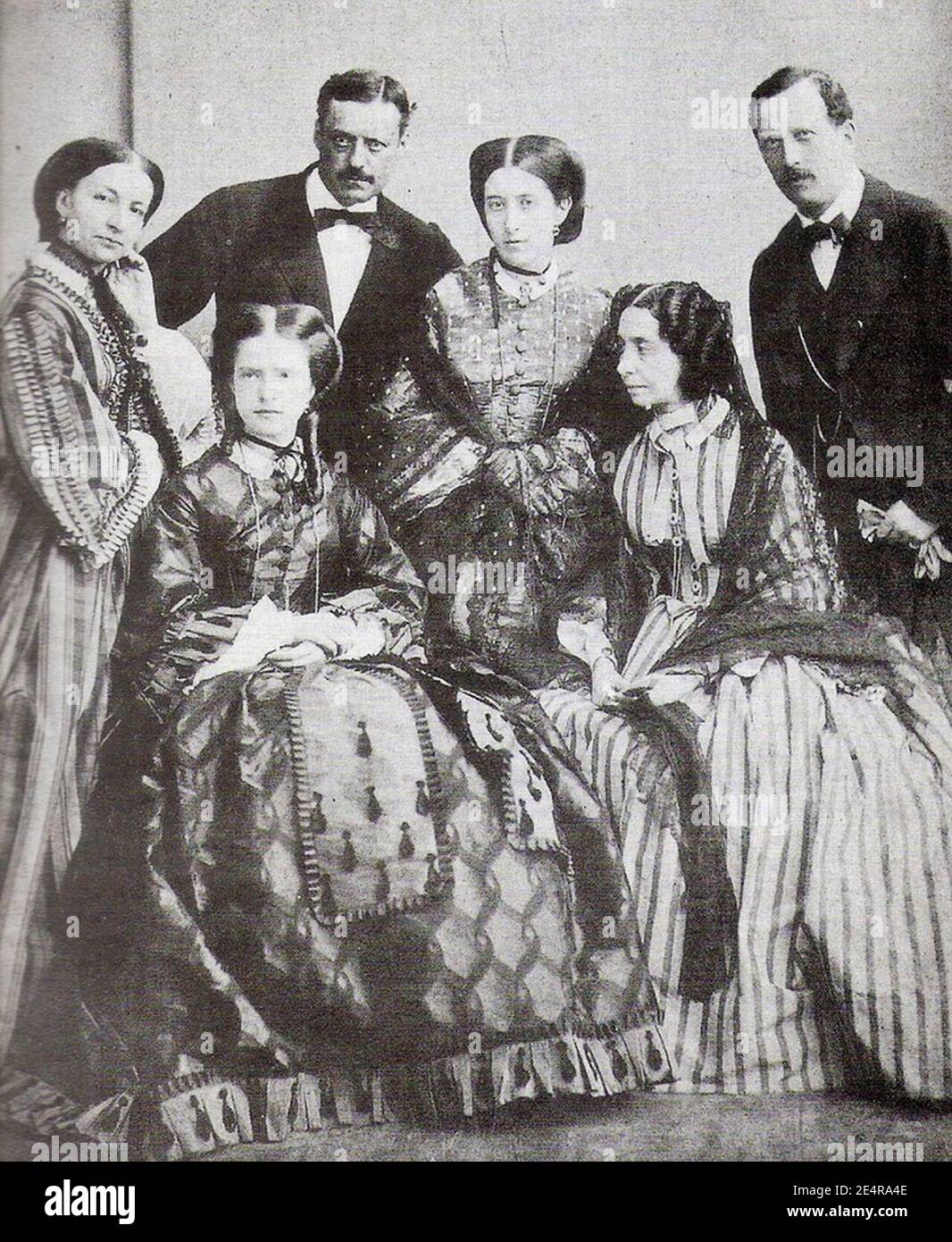Maria Pia of Savoy and her family Stock Photo - Alamy