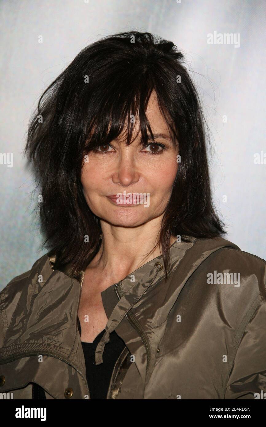 Actress Evelyne Bouix poses at the premiere of 'MR 73' held at Gaumont ...