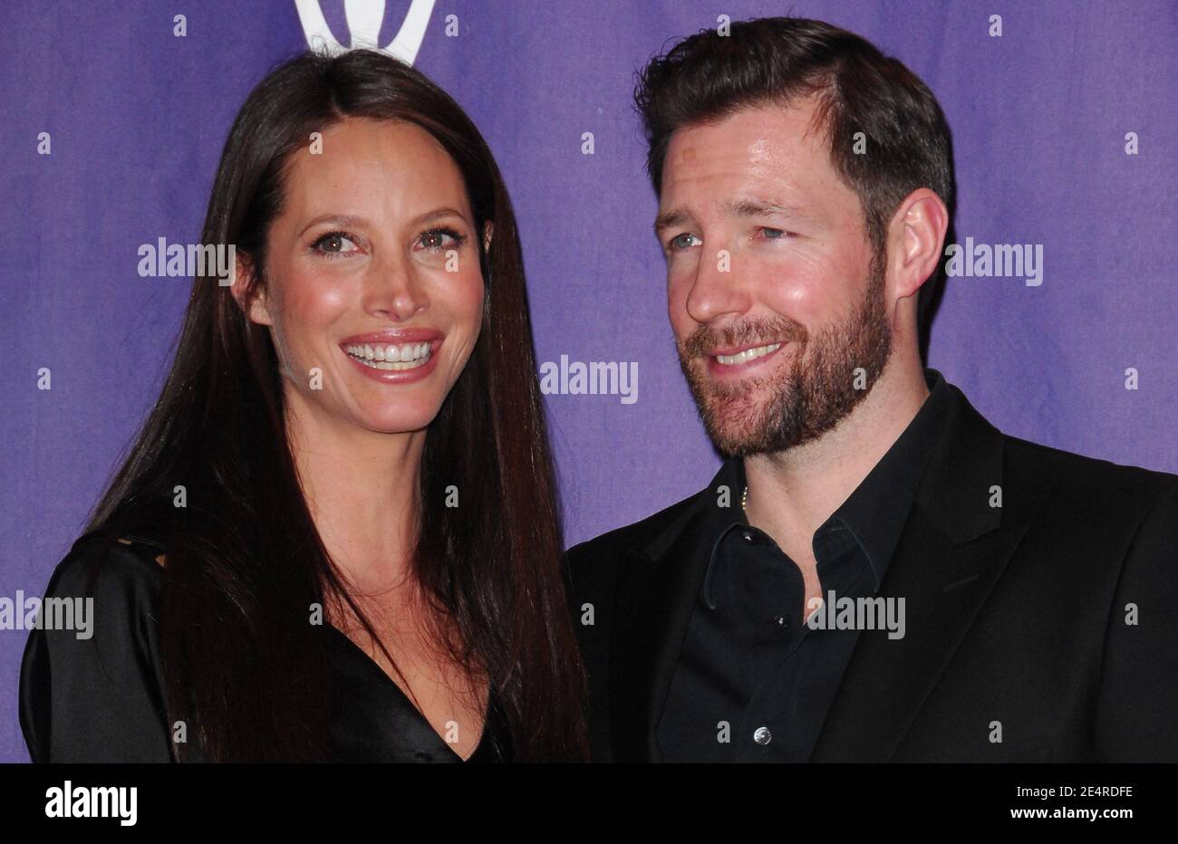 Edward burns wife christy turlington hi-res stock photography and ...
