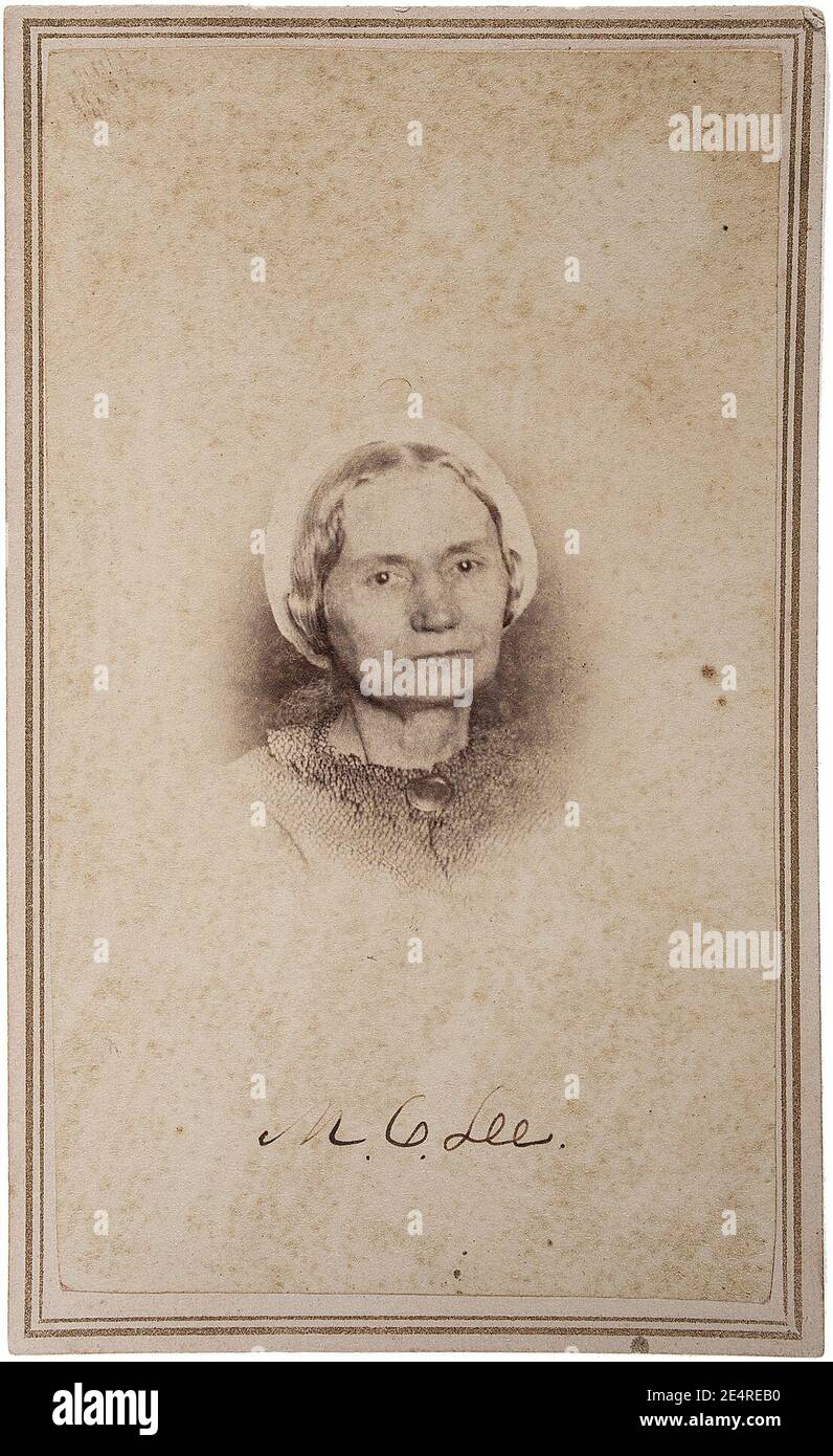 Lee mary anna custis hi-res stock photography and images - Alamy