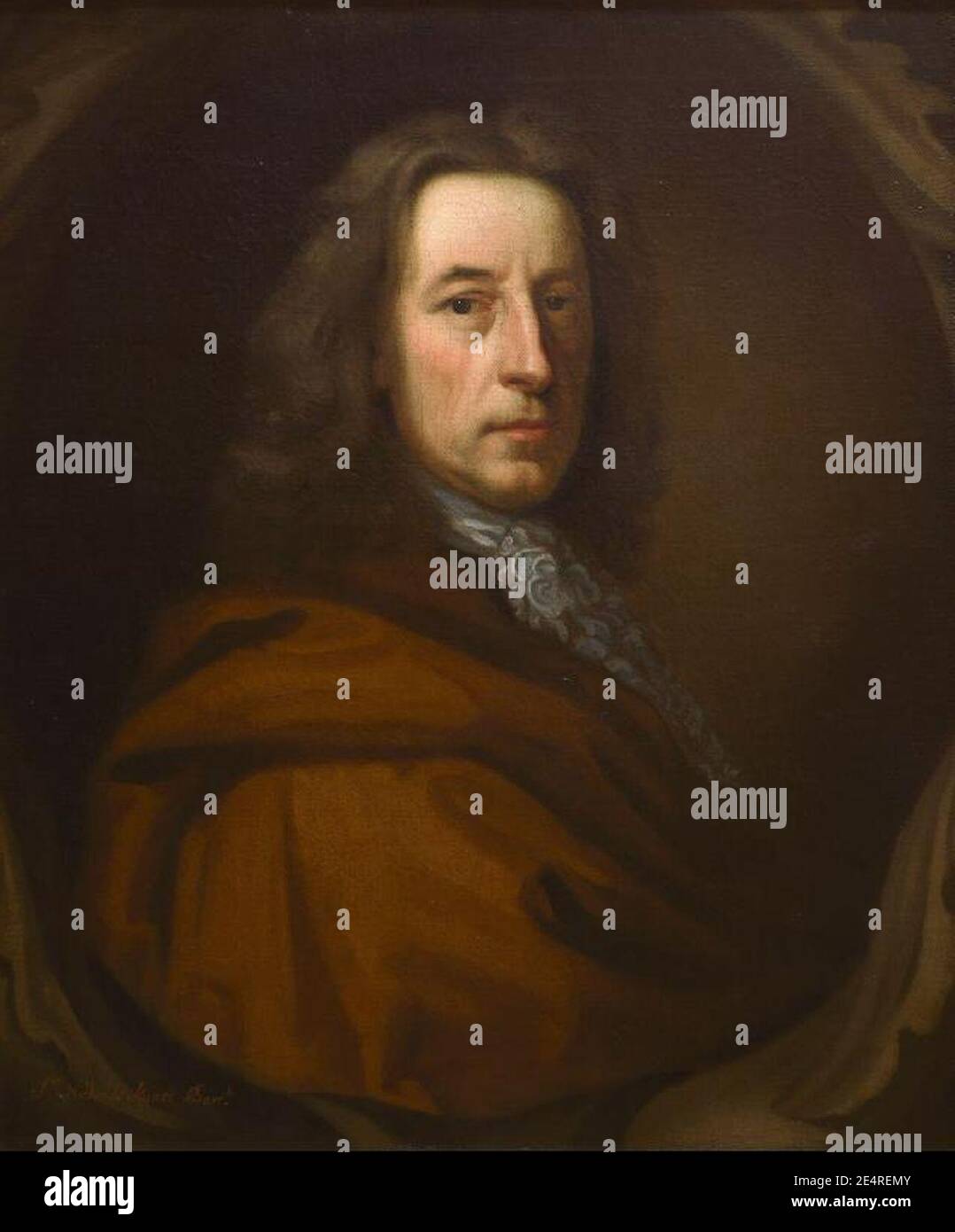 Mary Beale - Sir Nicholas Stuart, Bart Stock Photo - Alamy