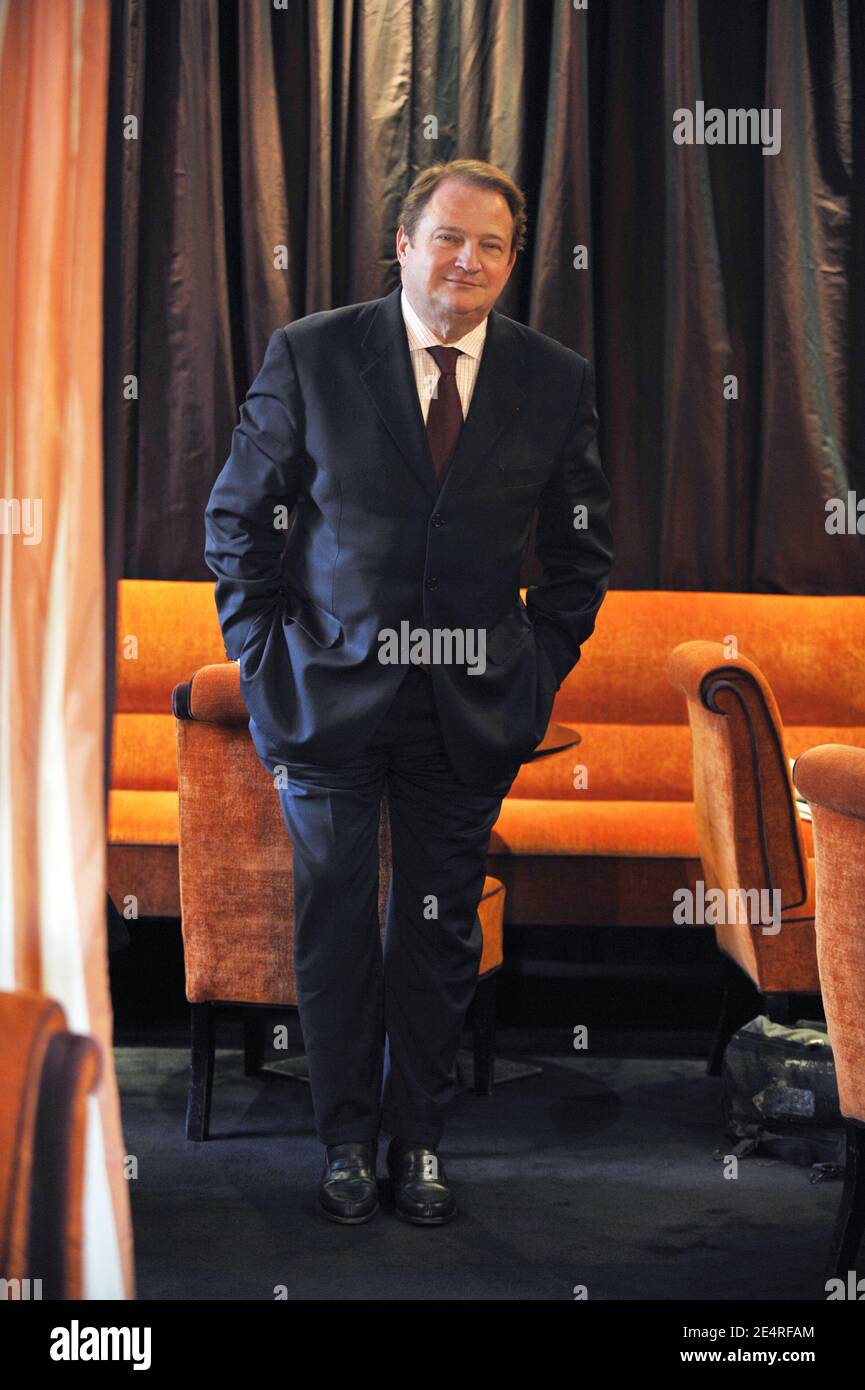 French President's advisor Pierre Charon in Paris, France, on March 5 ...