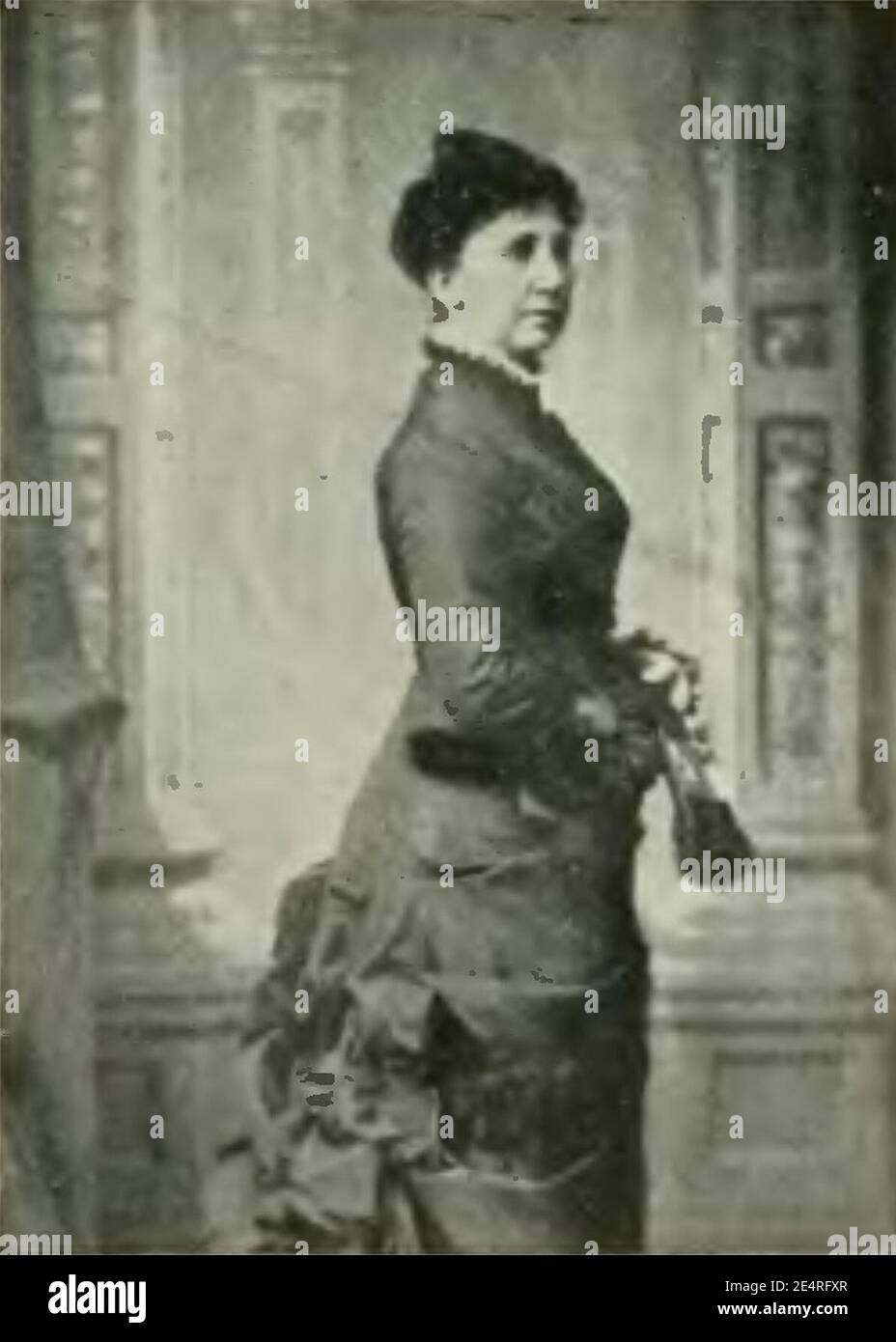 MARY CLEMMER HUDSON A woman of the century (page 409 crop Stock Photo ...