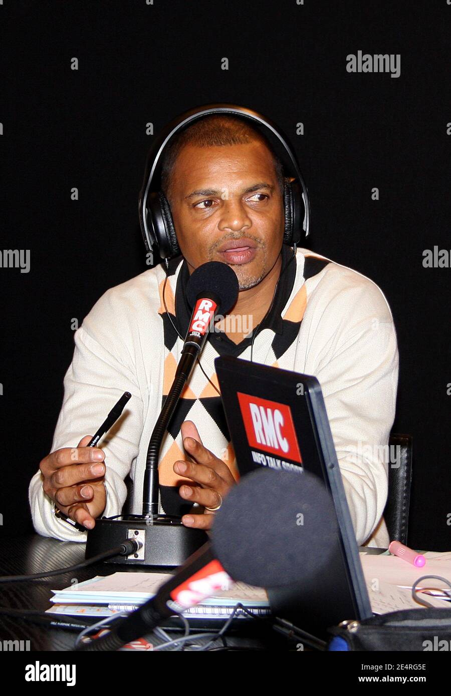 Former soccer player Bernard Lama at the Galaxy Foot Show at the 'Parc ...