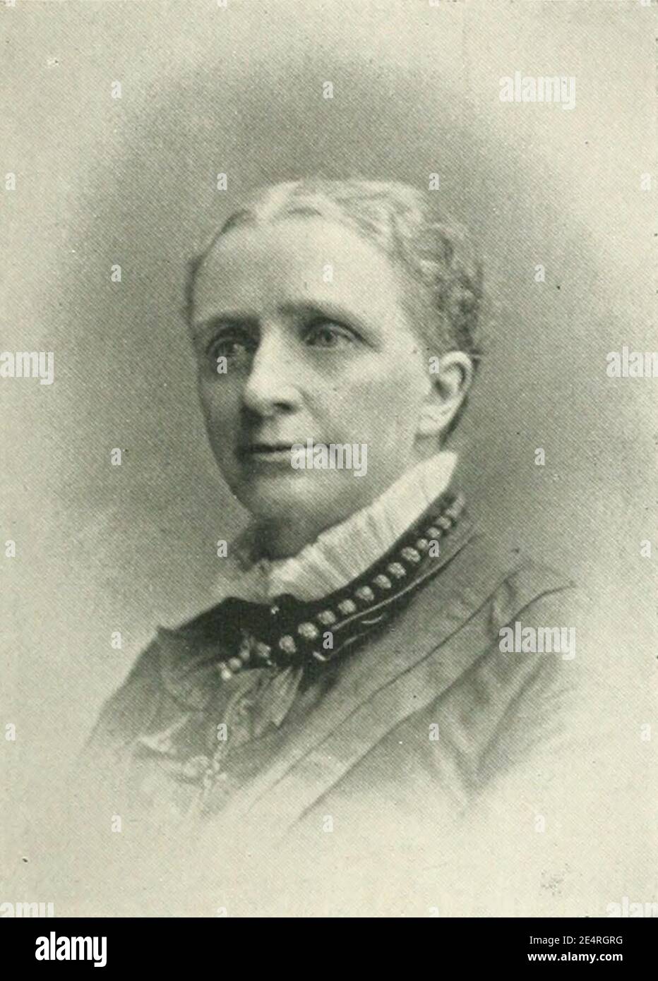 MARY EMERSON HAVEN A woman of the century (page 373 crop Stock Photo ...
