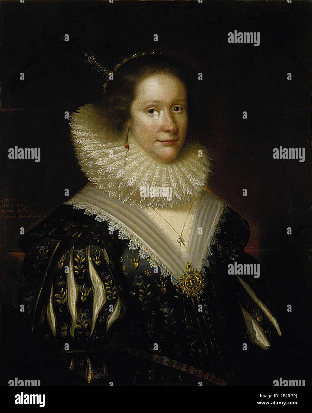 Mary Erskine by George Jamesone Stock Photo - Alamy