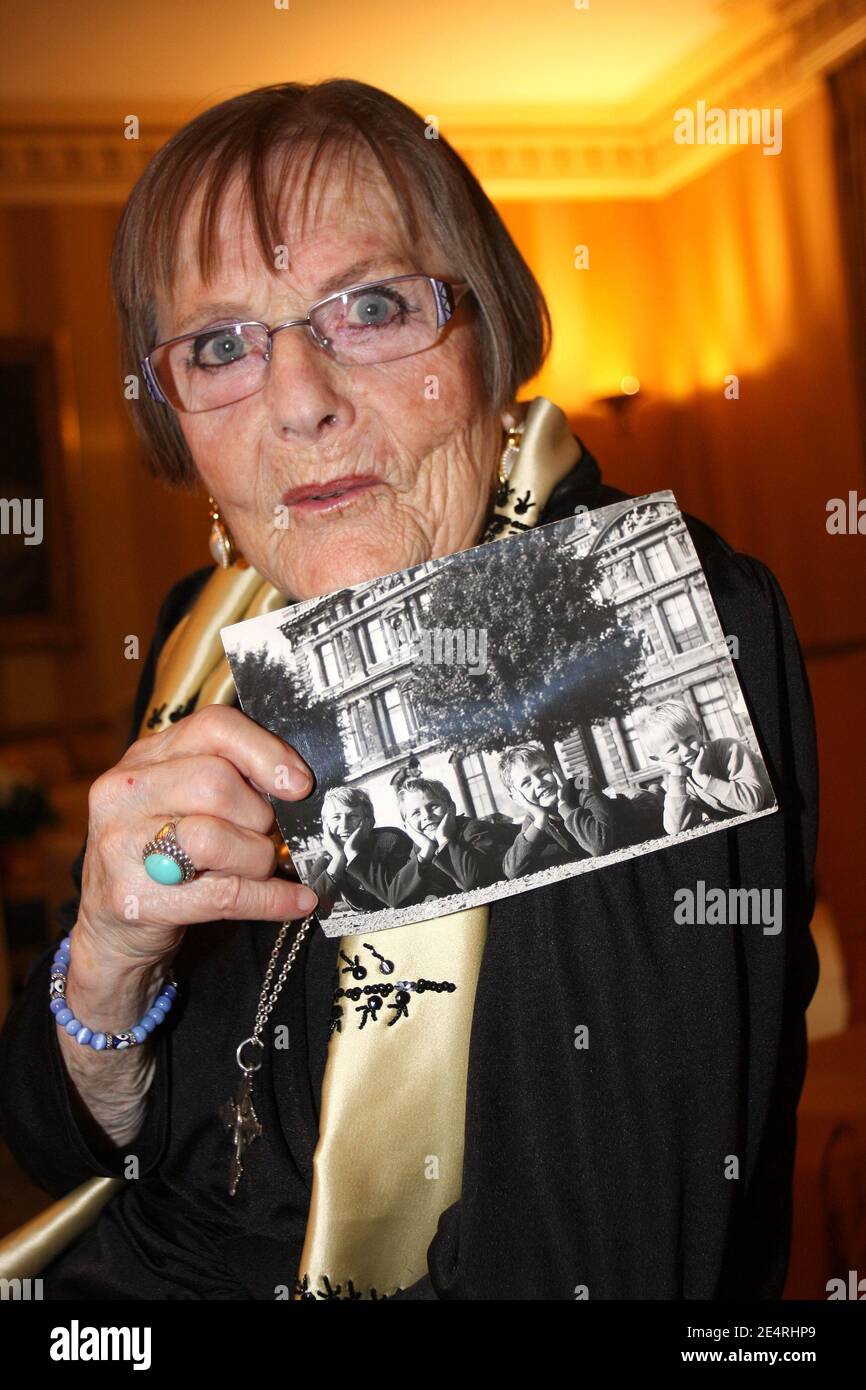 Patrick Dewaere's mother Mado Maurin during the 'Prix Romy Schneider ...