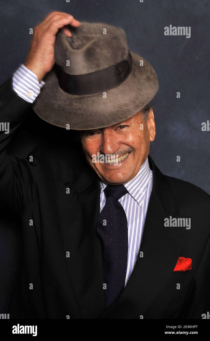 Algerian director Mohammed Lakhdar-Hamina ( Palme d'Or in 1975) poses ...