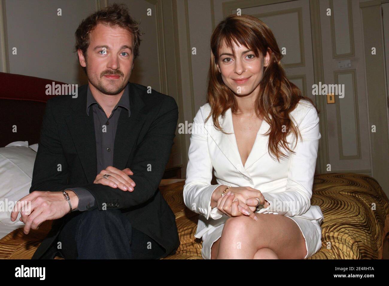 French actors Audrey Dana and Jocelyn Quivrin, winners of cinema prize ...