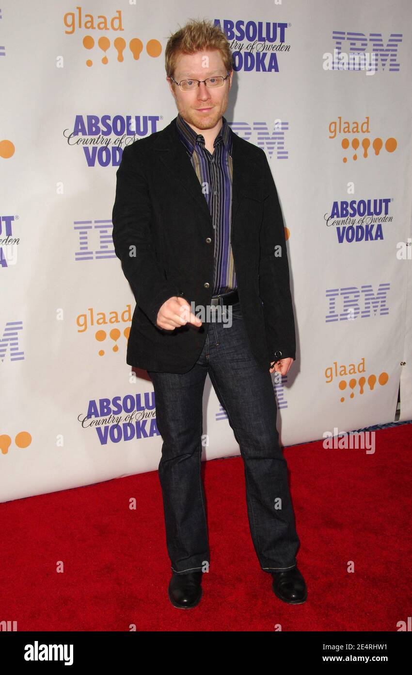 Actor Anthony Rapp attends the 19th Annual GLAAD Media Awards at the ...