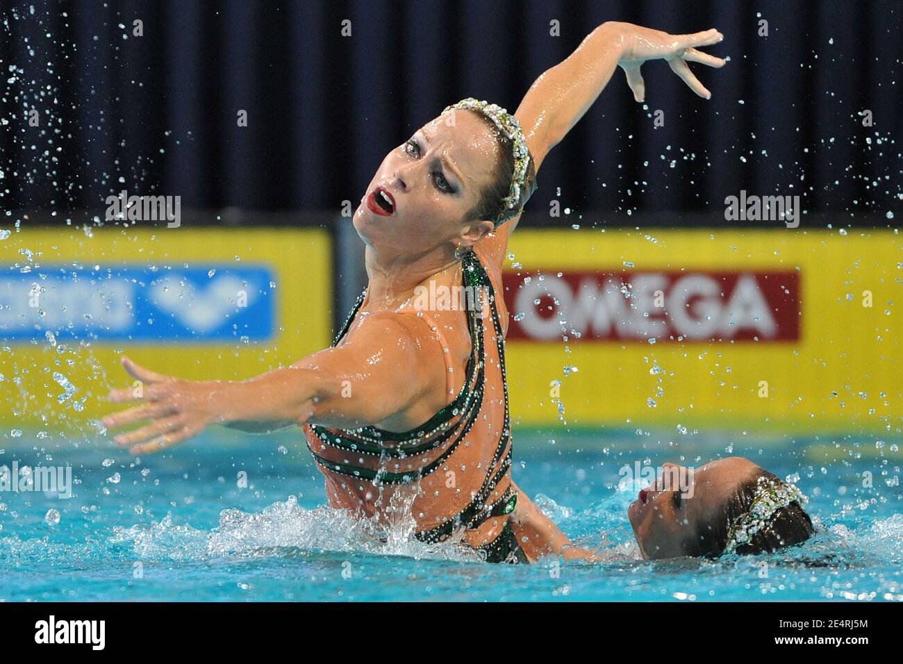 Netherland's Sonja and Bianca Van Der Velden competes on duet final ...