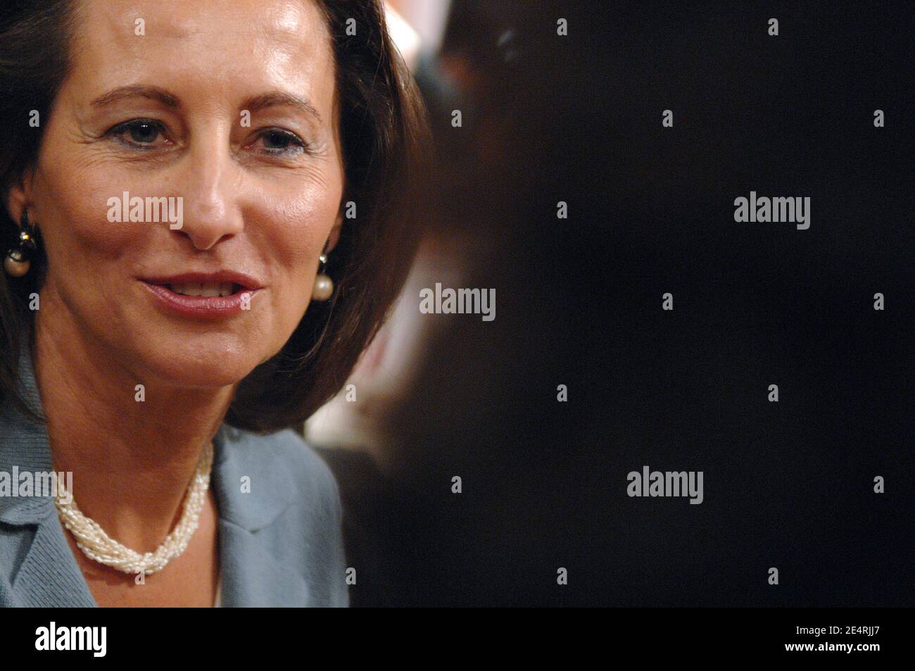 French socialist figure Segolene Royal signs copies of her book 'Ma ...