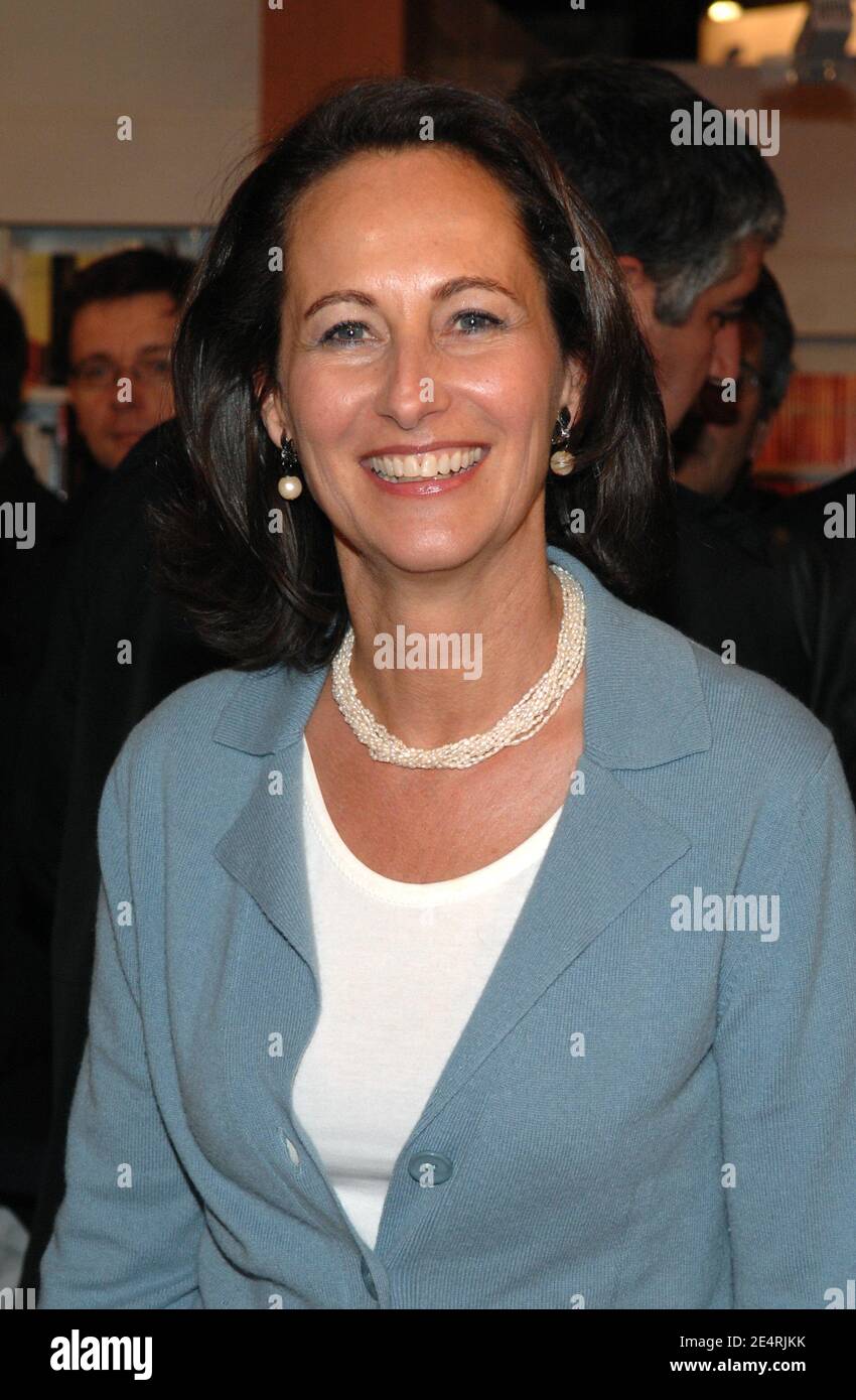 French socialist figure Segolene Royal signs copies of her book 'Ma ...