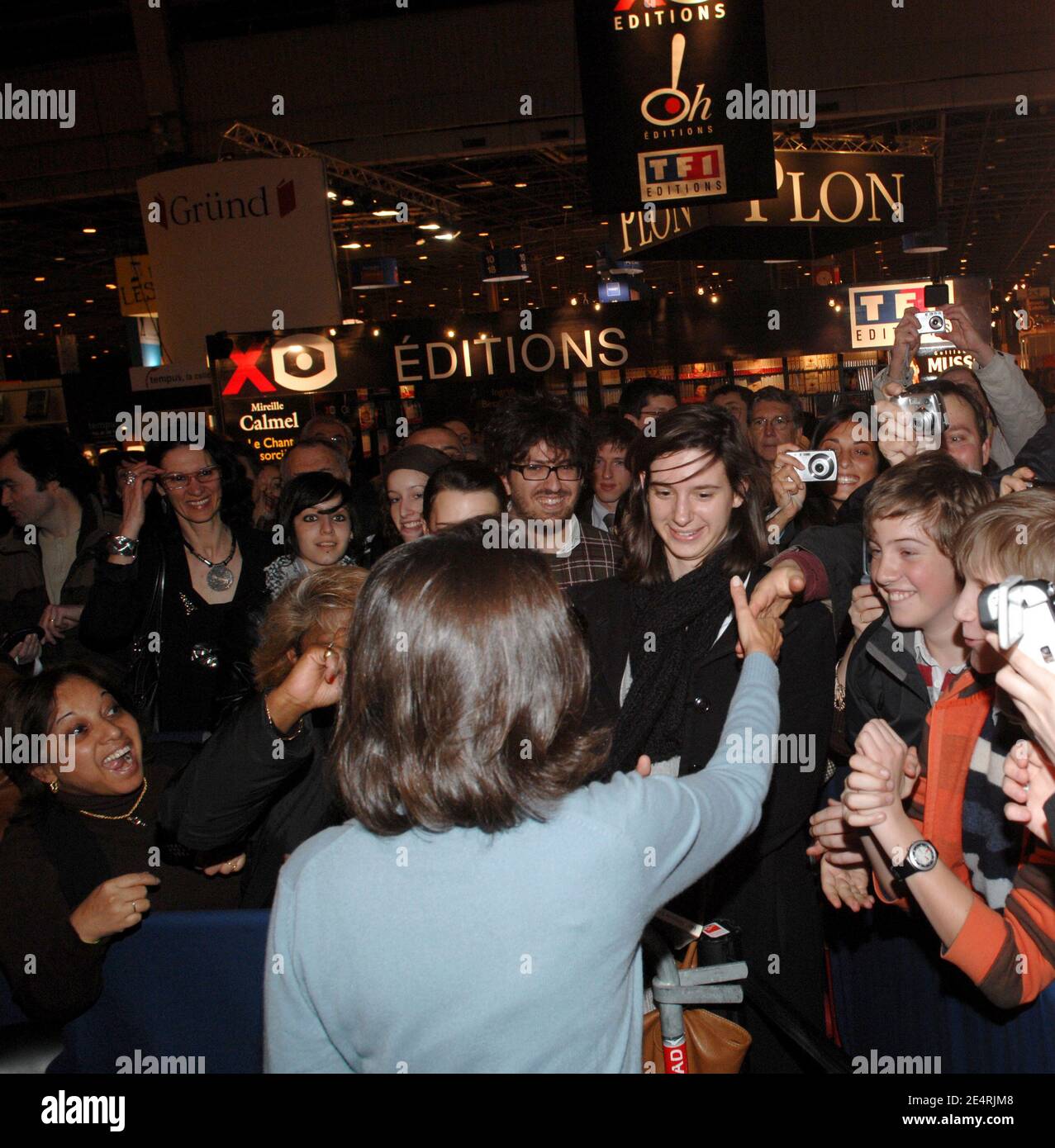 French socialist figure Segolene Royal signs copies of her book 'Ma ...