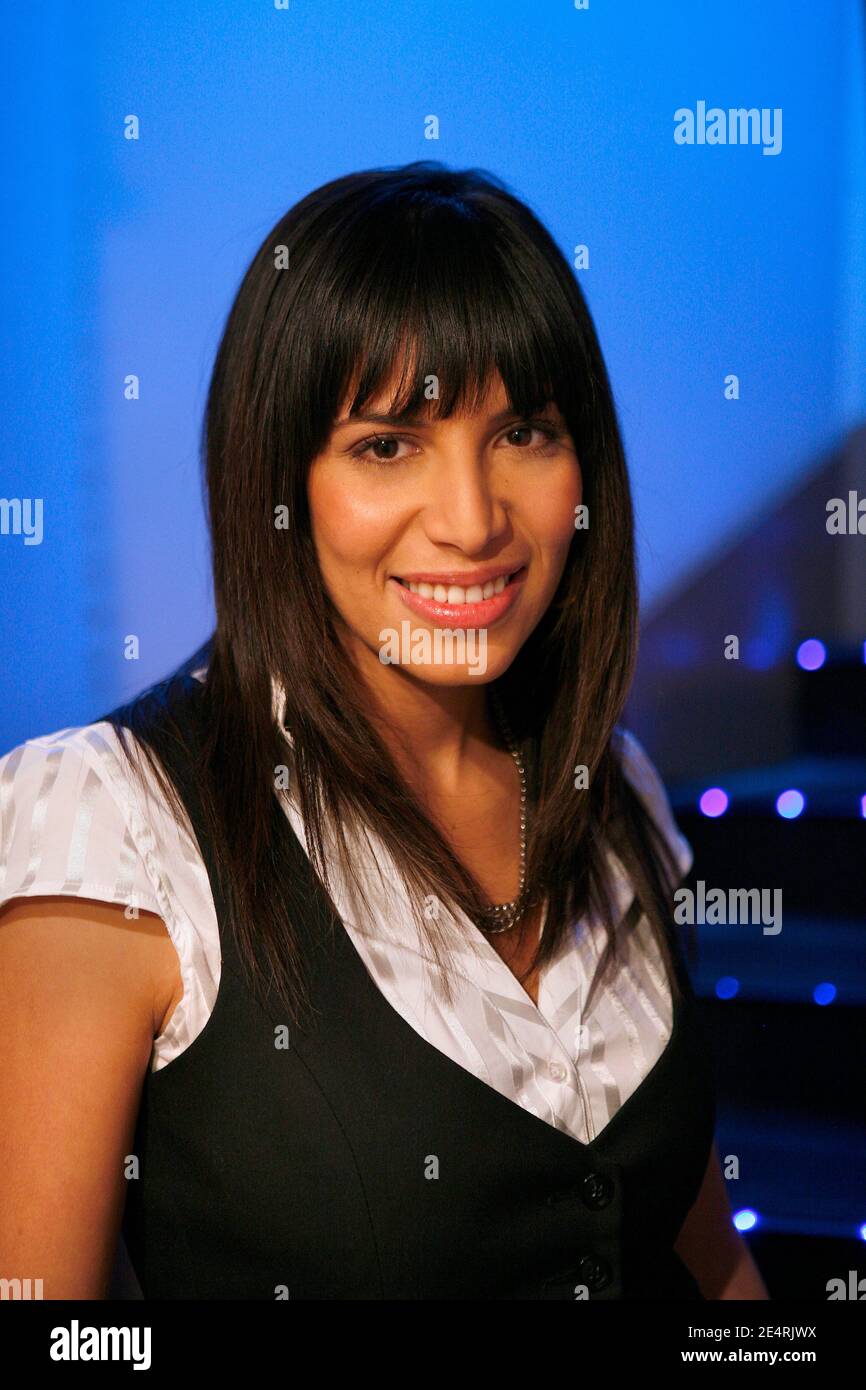 EXCLUSIVE - Zaho attends the taping of a radio show in Paris, France on ...