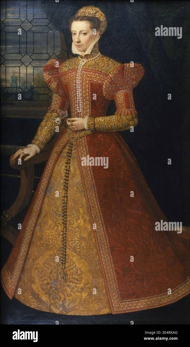 Mary Queen of Scots by Federico Zuccari or Alonso Sánchez Coello Stock ...