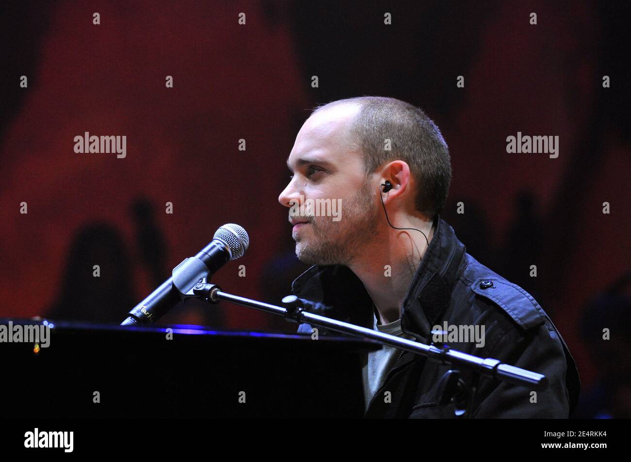 Martin Rappeneau performing on stage during the rehersals of the Fight ...