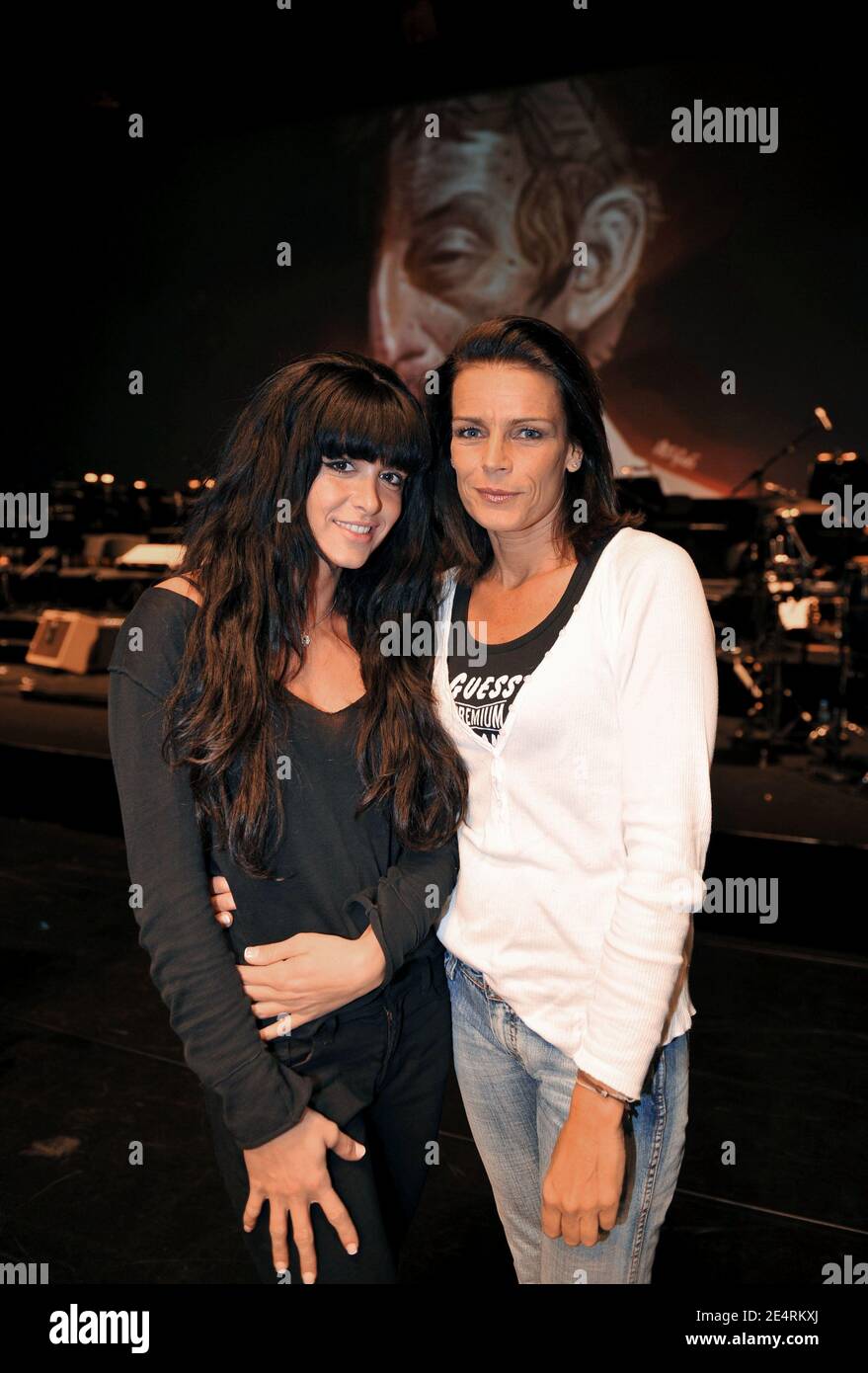EXCLUSIVE - Princess Stephanie and Jenifer backstage at the Fight Aids ...