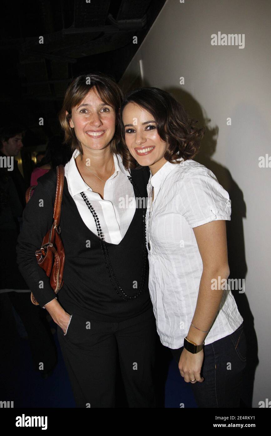 EXCLUSIVE - Alexia Laroche-Joubert and Alizee backstage at the Fight ...