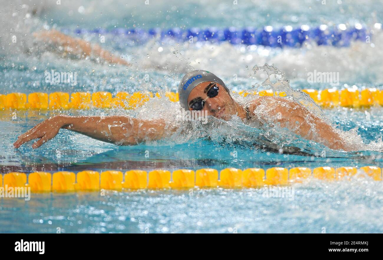 Italy's Filippo Magnini competes on men's 100 meters freestyle heats ...